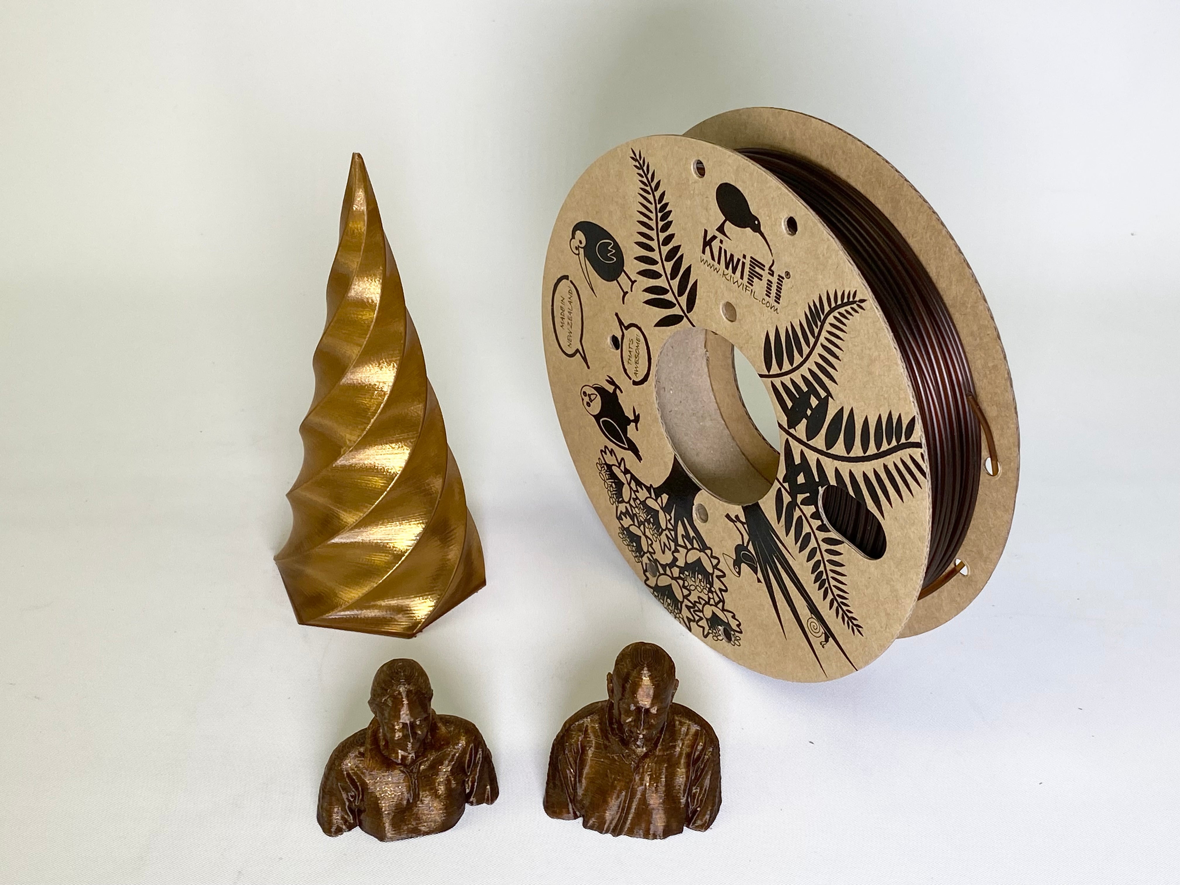 Cola Brown rPETG, 100% Recycled, 1.75mm, 250g – KiwiFil