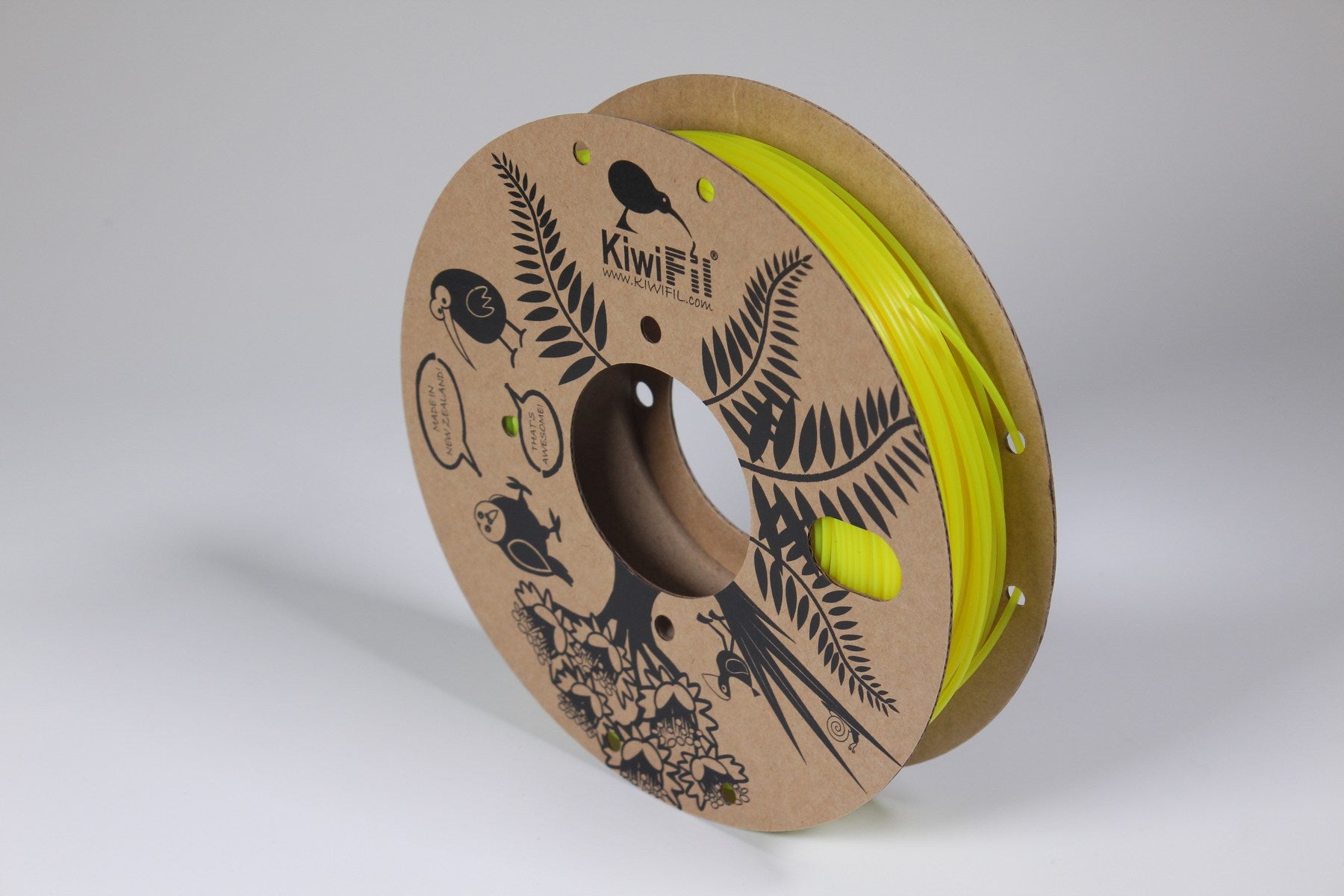 Fluorescent Yellow PLA pro, 1.75 mm, 250 g – KiwiFil